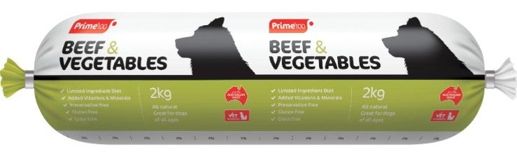 Prime100 Cooked Roll Beef & Veg 2kg * Store Pick Up Or Local Delivery
